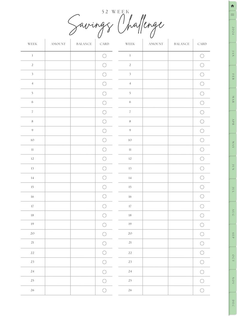 Printable Financial Planner, Digital Budget Organizer Template, Expense ...