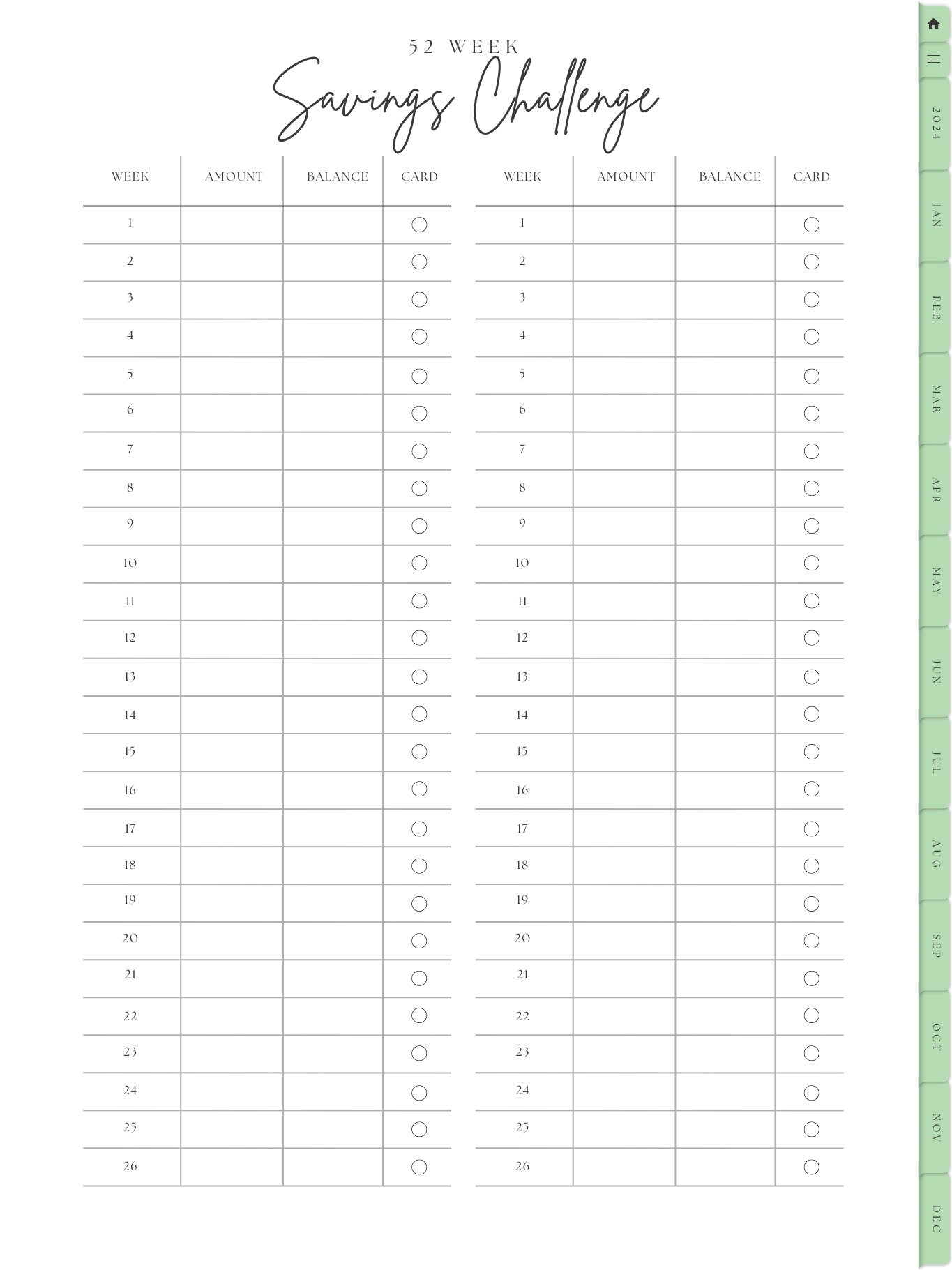 Printable Financial Planner, Digital Budget Organizer Template, Expense ...
