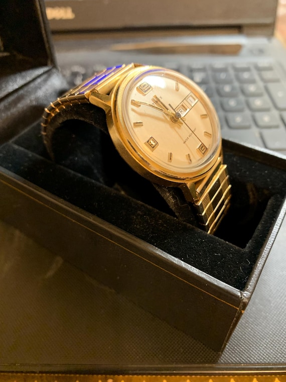 TIMEX USA Made early Marlin wind up mens watch with d… - Gem