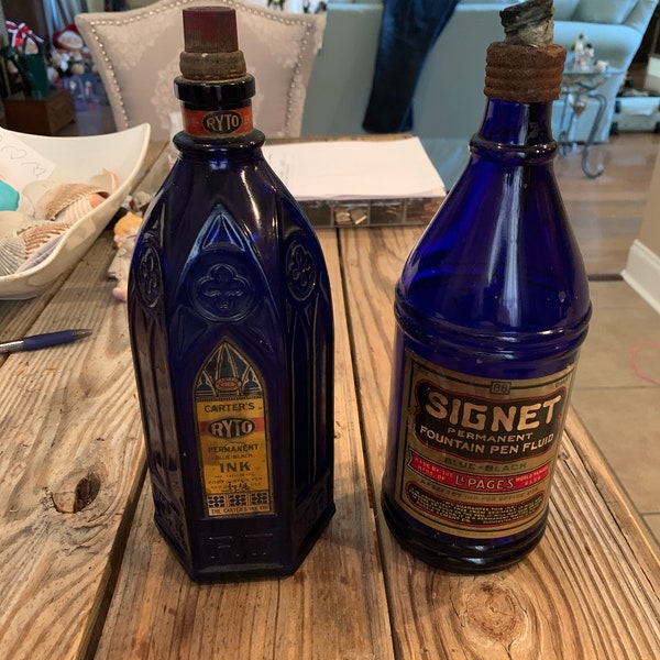 Antique Ink Bottle - Etsy