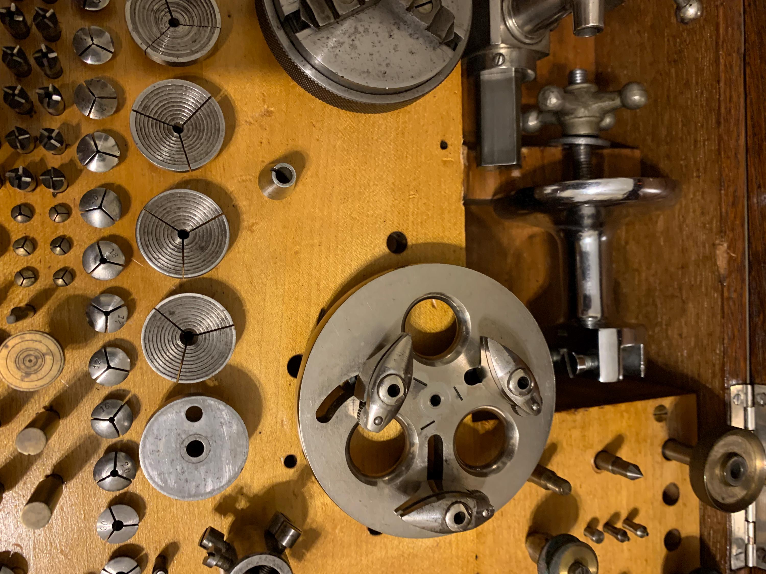 BOLEY 6mm Complete Watchmakers Lathe Motor Excluded in Original Wood ...