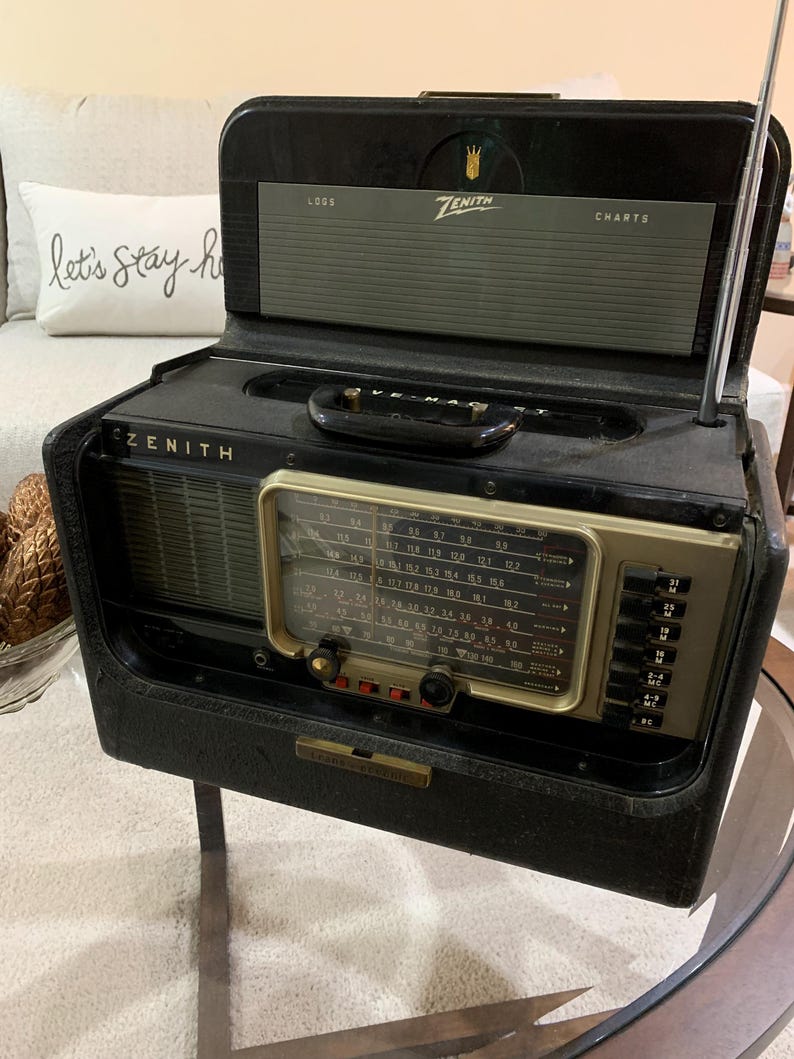 ZENITH Model A-600 Trans-oceanic Ca 1956 Radio MINT Original Owner ...