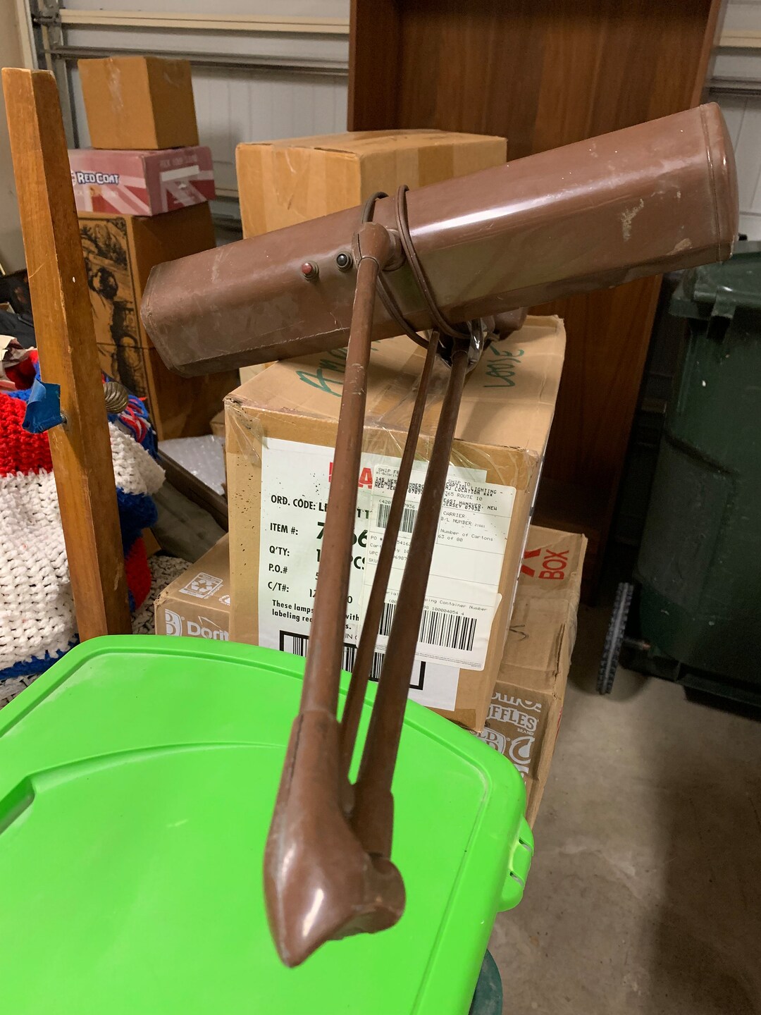 Vintage DAZOR High Quality Watchmakers Bench 2 Bulb Lamp Floating Desk ...