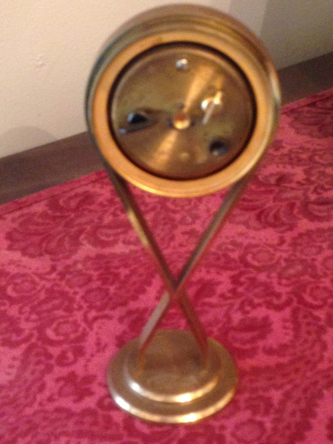 Ca 1940 ANGELUS 8 DAY Clock Original Serviced and RARE "the Fallen ...