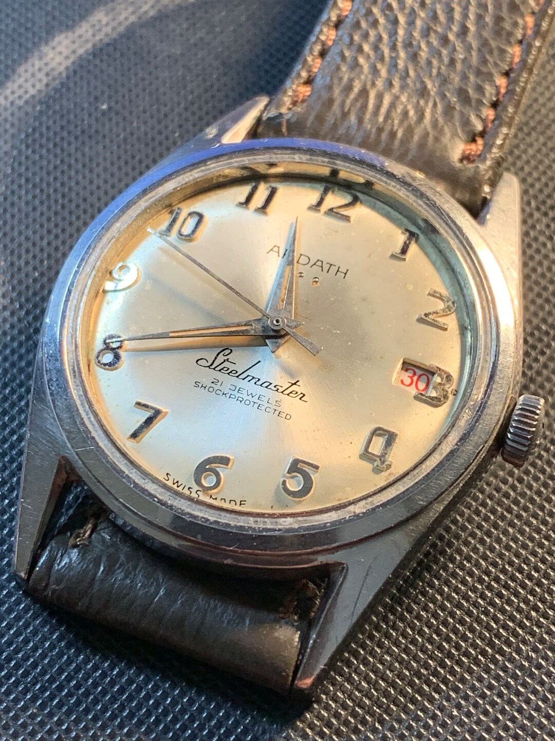 Vintage Ardath Steelmaster Automatic Watch: Swiss Made Felsa 4012 ...