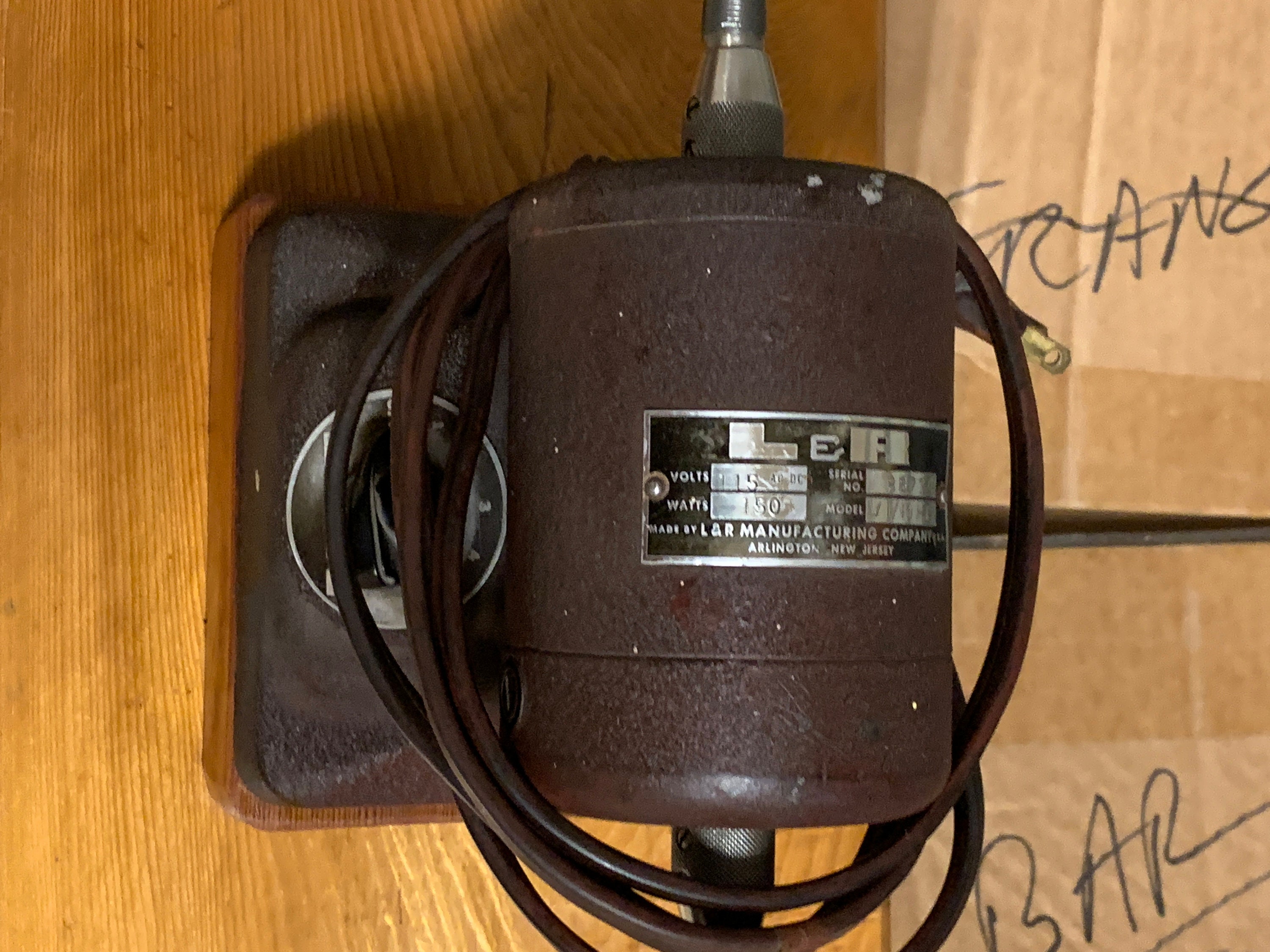 Ca 1950's L&R Buffing / Polishing Motor With ON/OFF Switch | Etsy