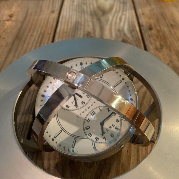 Two Time Zone Clock - Etsy