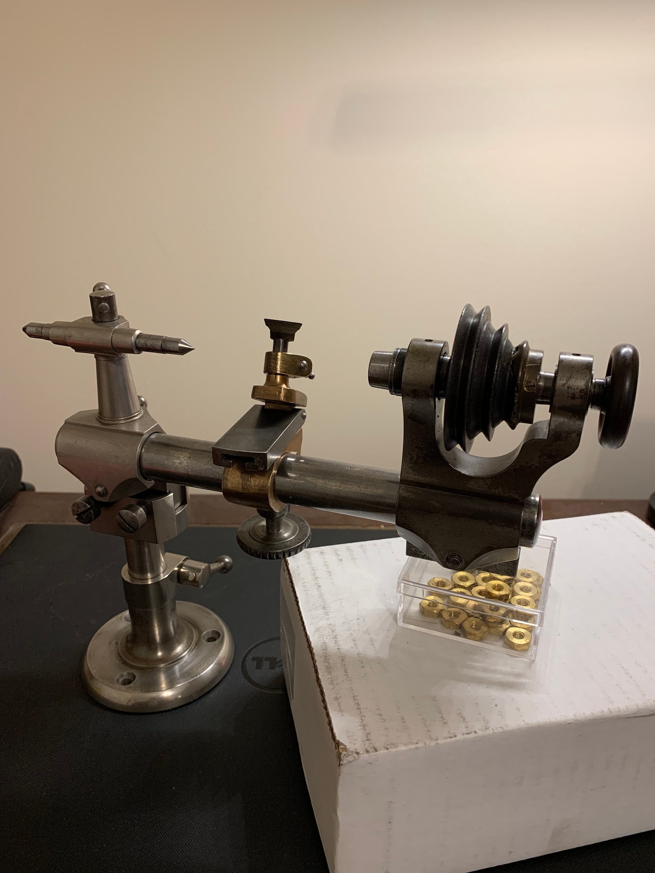 Watchmaker's Lathe Geneva Style 6mm D Frame Early German Made Lathe - Etsy