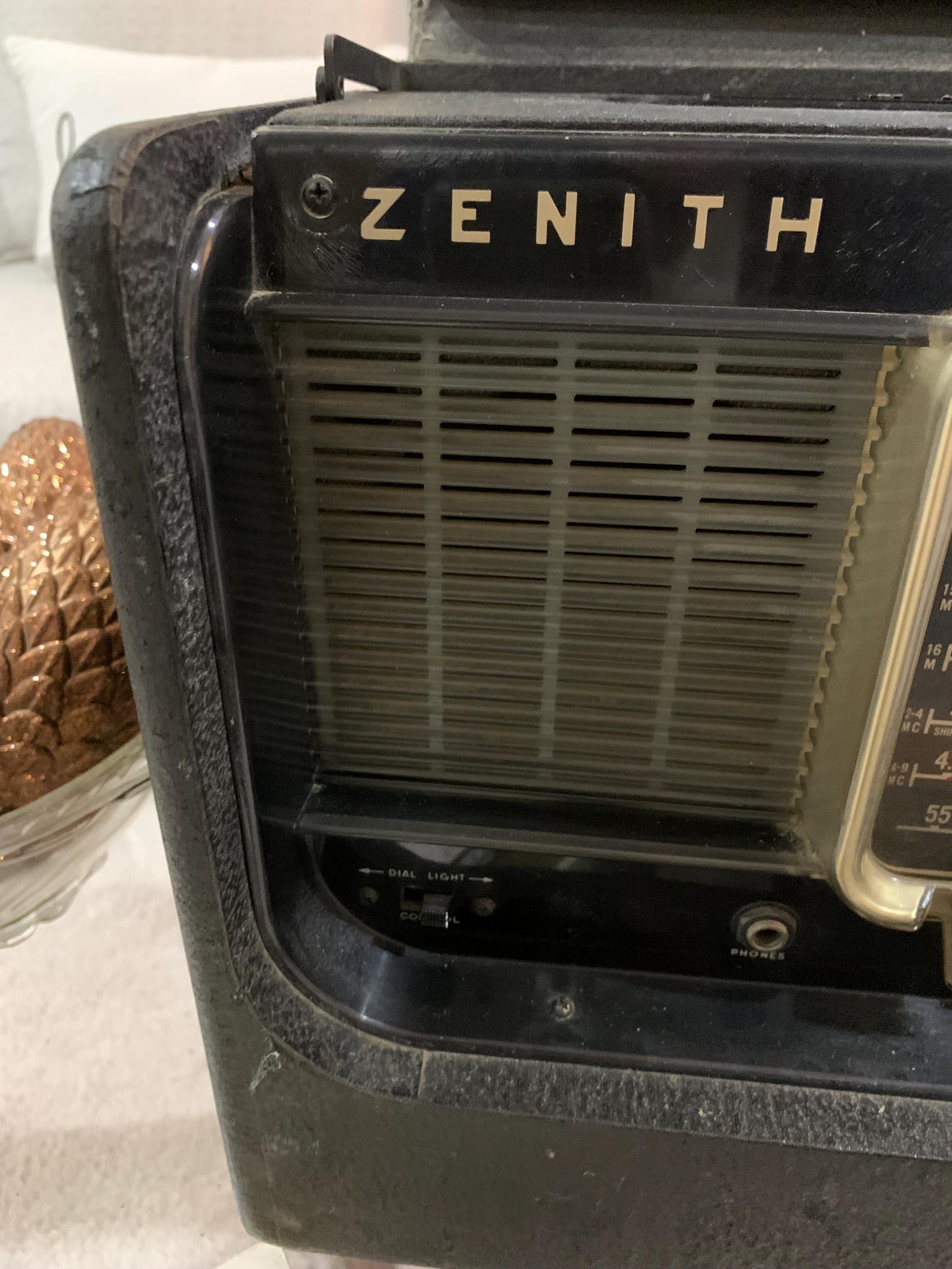 ZENITH Model A-600 Trans-oceanic Ca 1956 Radio MINT Original Owner ...
