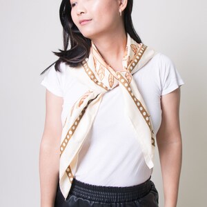 The Golden Crow Polyester Scarf. Sun and Tree. Yellow Scarf. Gift for ...