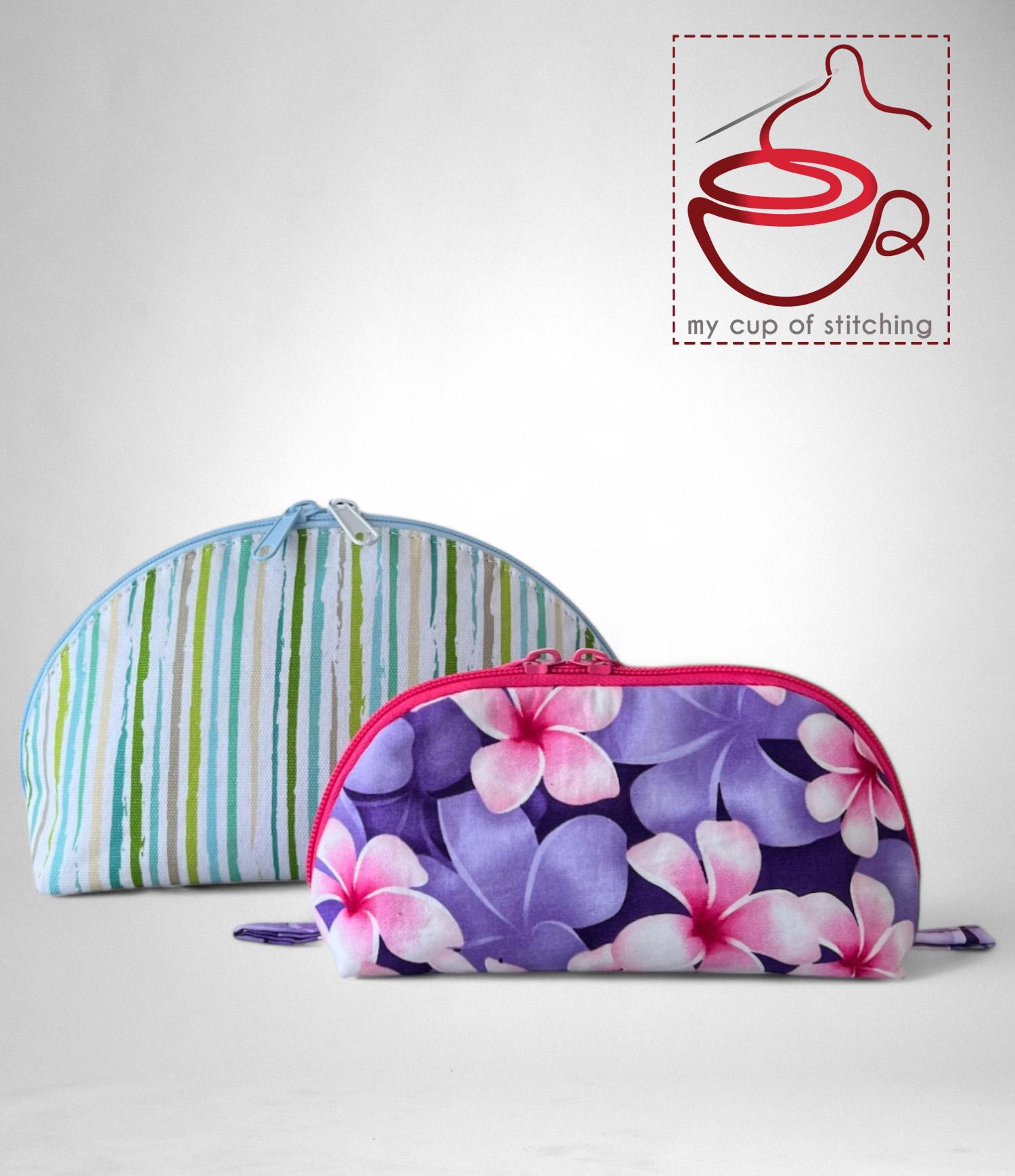 Dumpling/half Moon Zipper Pouches, PDF Sewing Pattern/tutorial ...