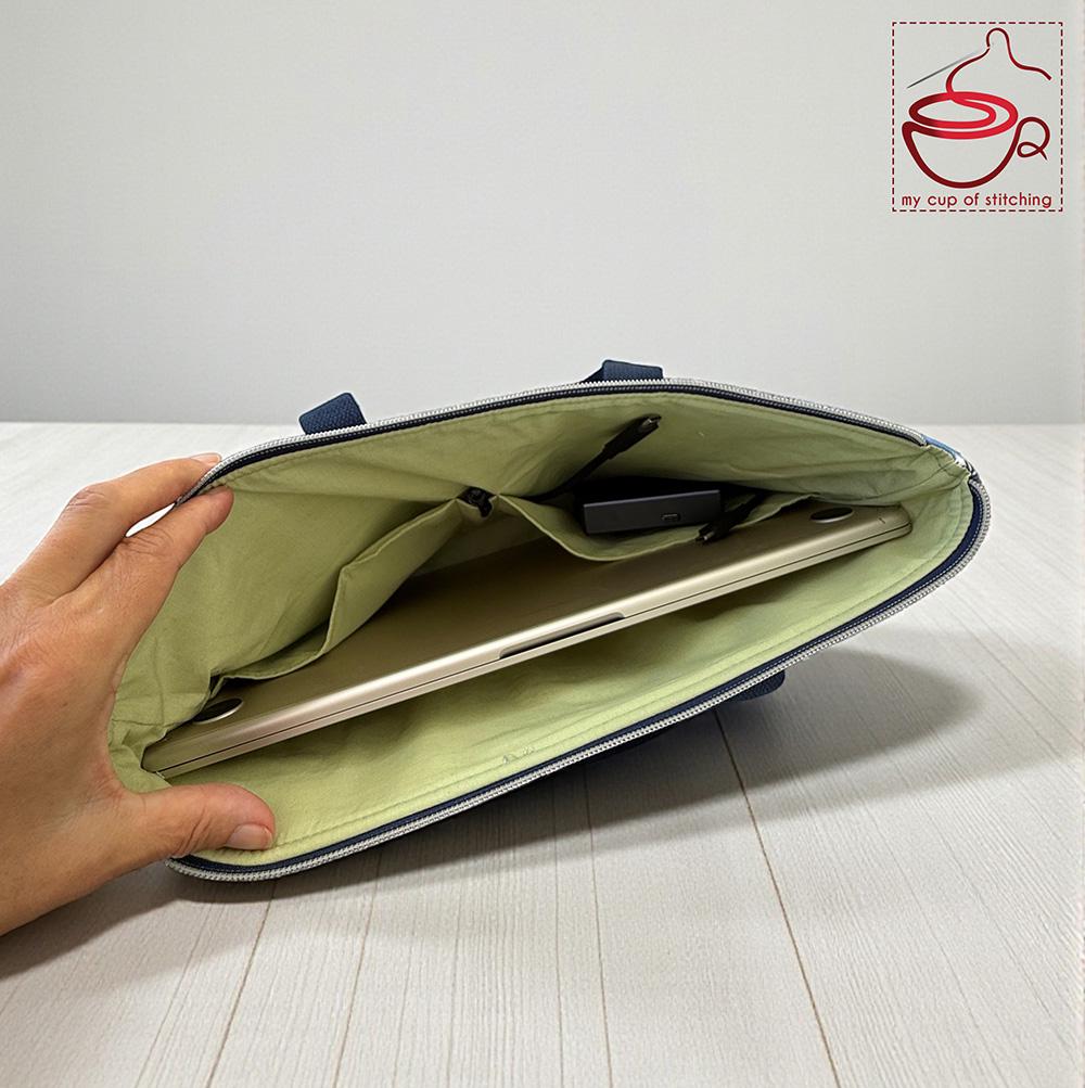 Padded Laptop Bag - Sewing Pattern, Beginner Friendly, Quilted, Pdf ...