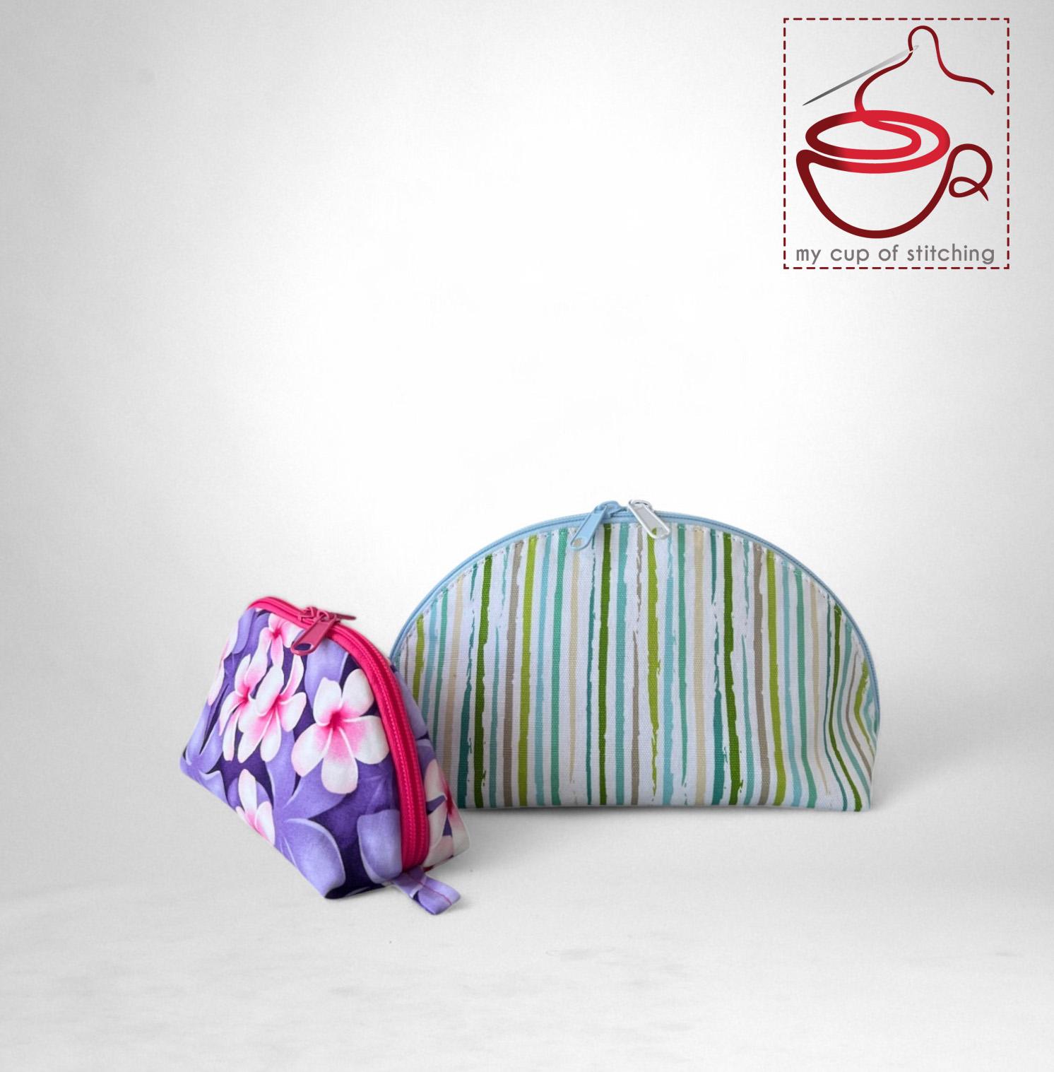 Dumpling/half Moon Zipper Pouches, PDF Sewing Pattern/tutorial ...