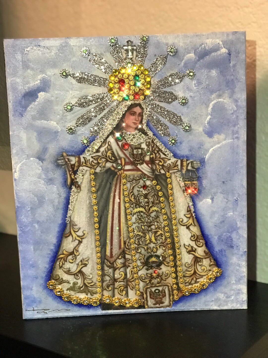 Our Lady of Mercy. (with Clear Epoxy Coating) - Etsy