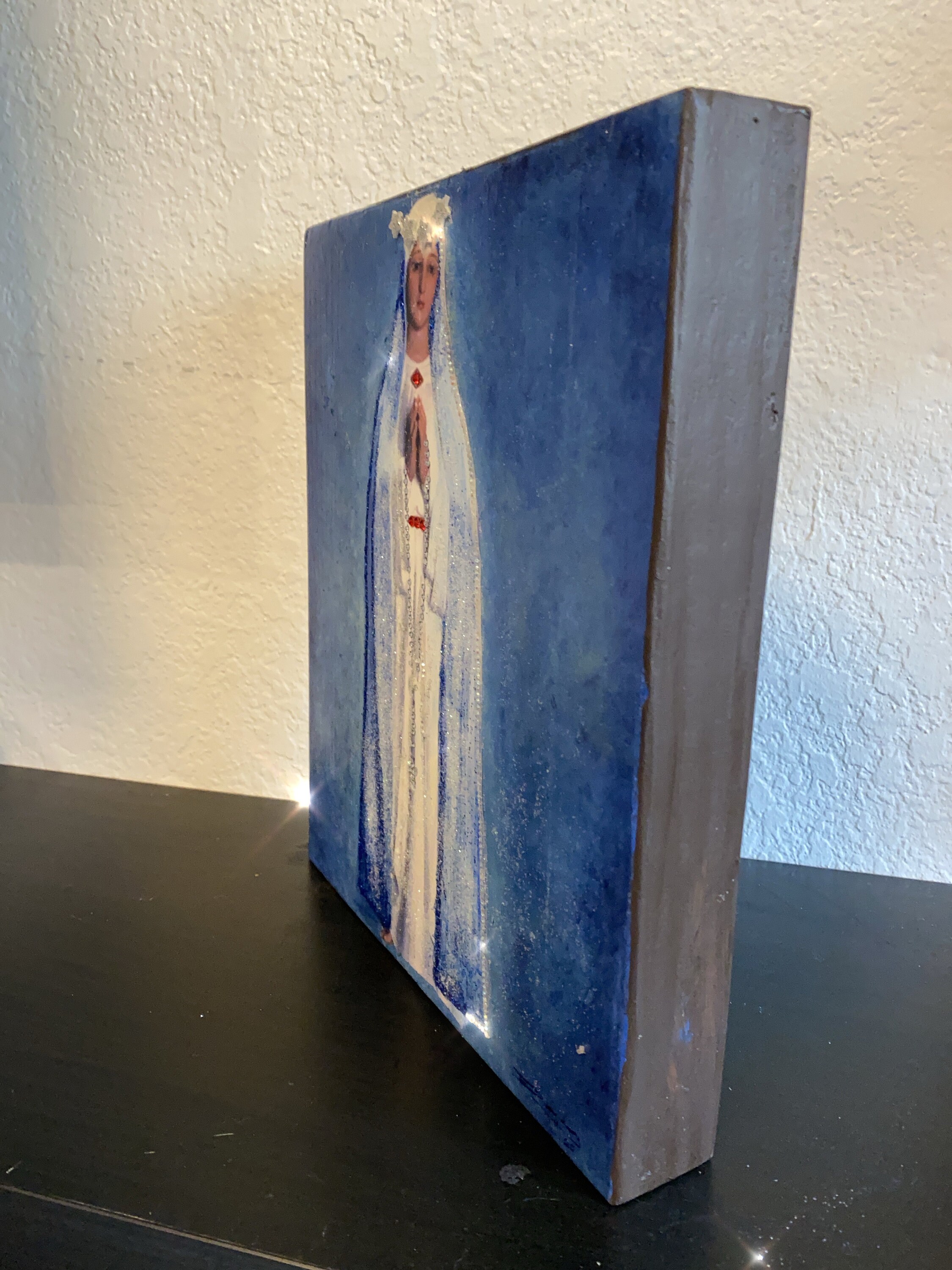 Virgen Del Pozo. Our Lady of El Pozo (with Clear Epoxy Coating) - Etsy