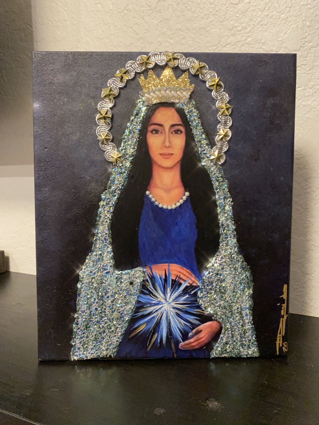 Our Lady of Bethlehem (with Clear Epoxy Coating) - Etsy