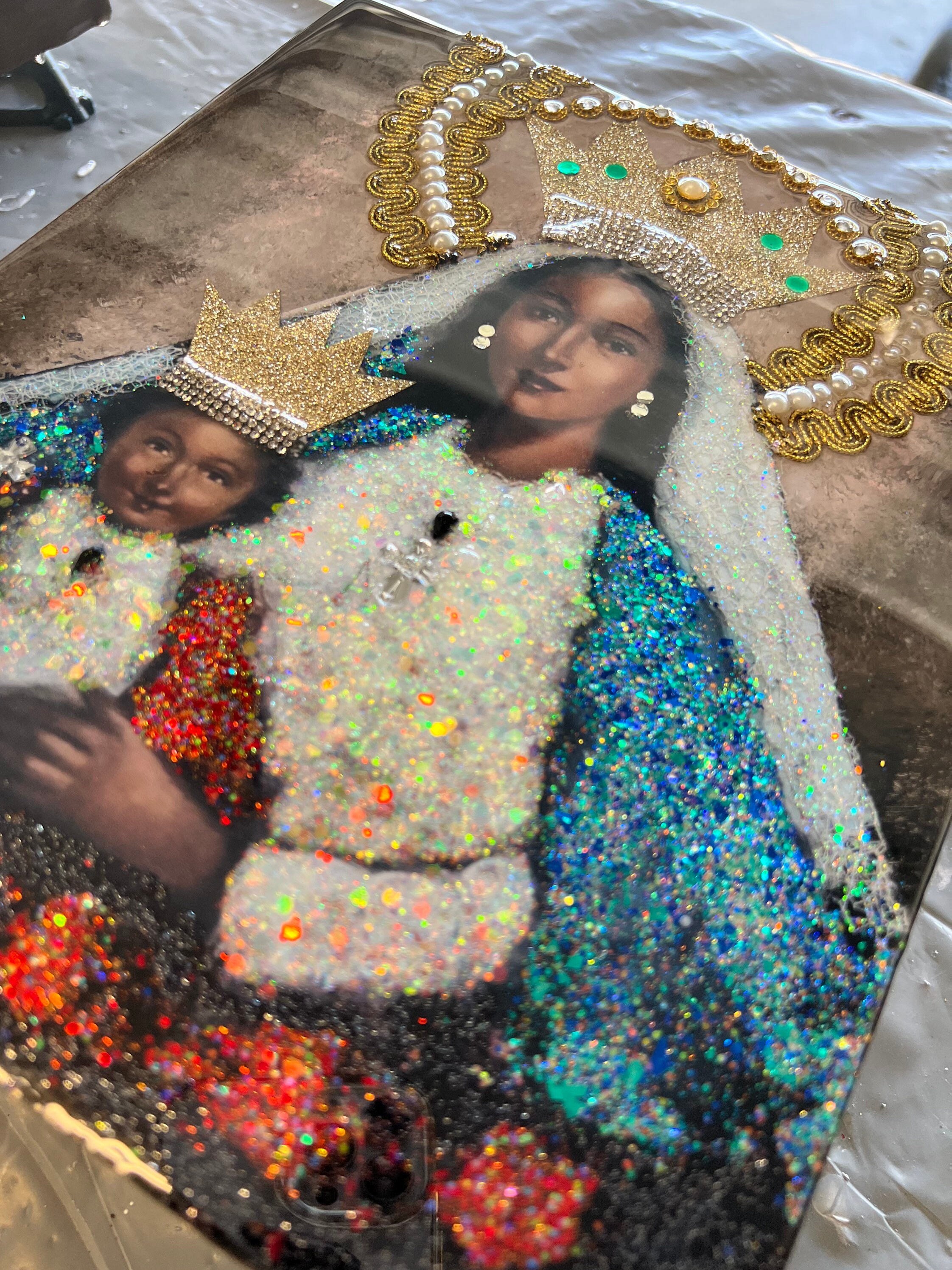 Our Lady of Regla. Virgen De Regla (with Clear Epoxy Coating) - Etsy