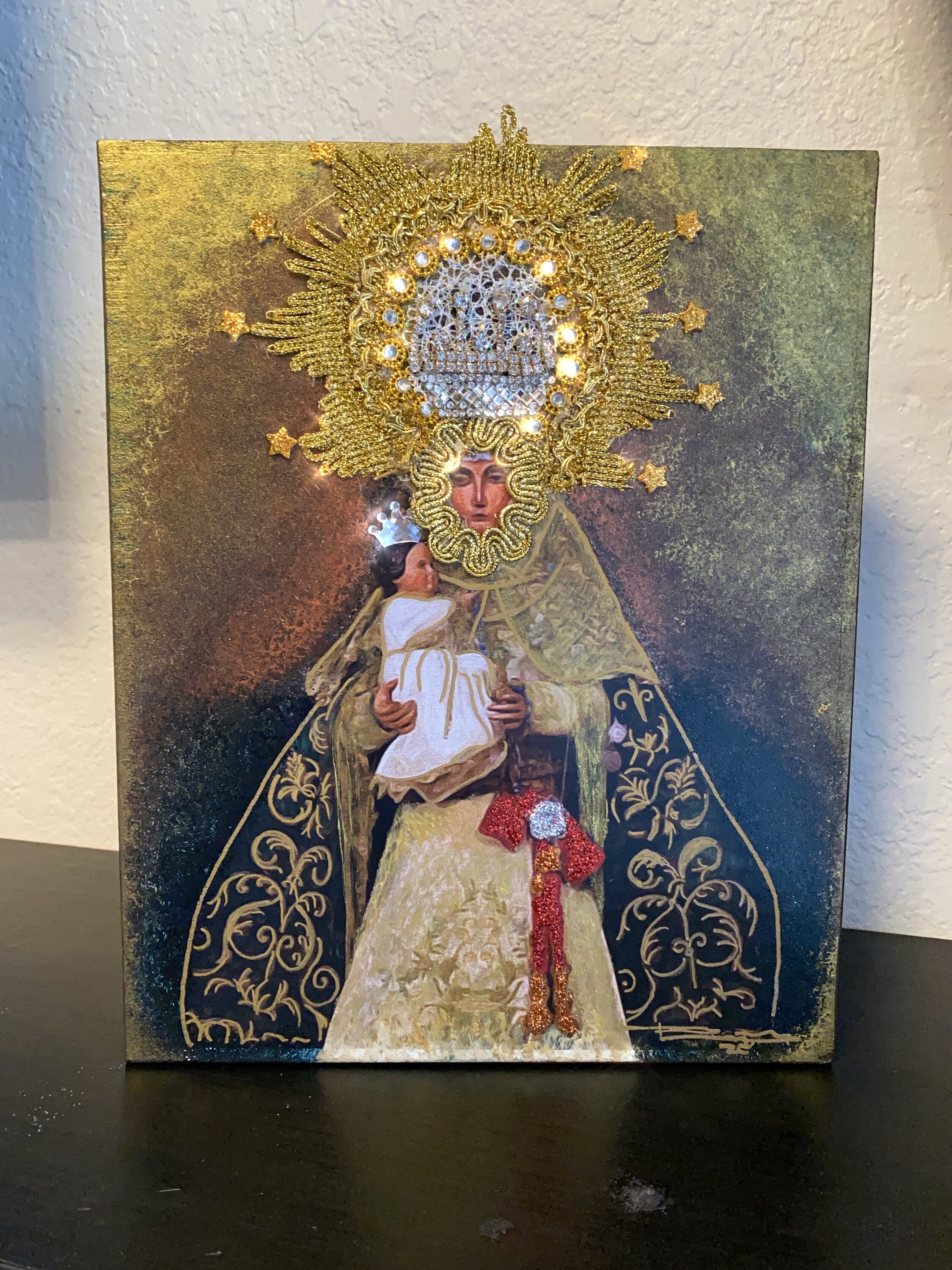 Virgen Del Mar. Our Lady of the Sea (with Clear Epoxy Coating) - Etsy