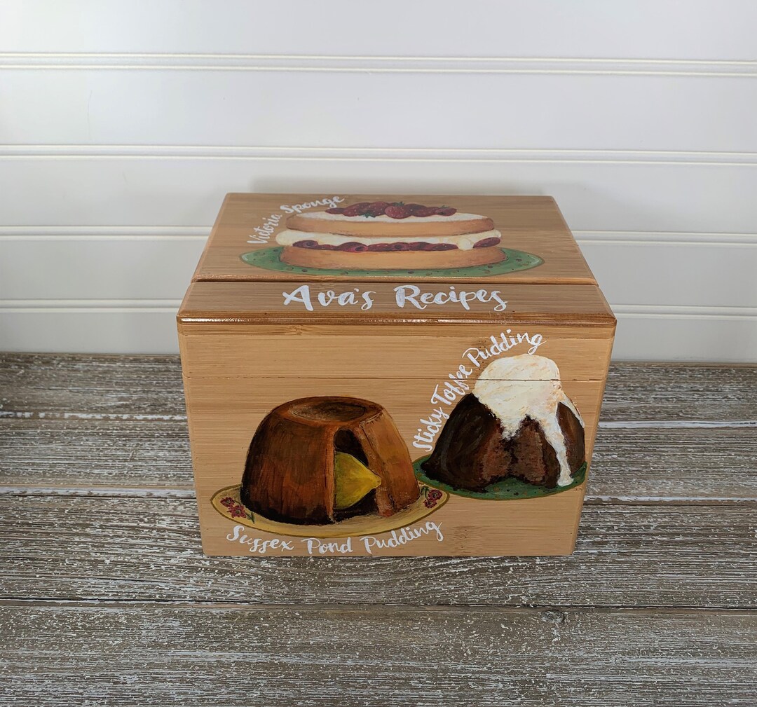 Great British Bake off Recipe Box | Personalized Recipe Box ...
