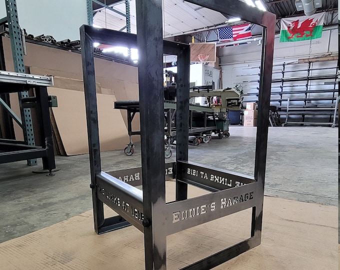 Custom Bar or Kitchen Stools With Laser Cut, Personalized Lettering or ...