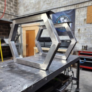 Hexagon Table Legs - Etsy