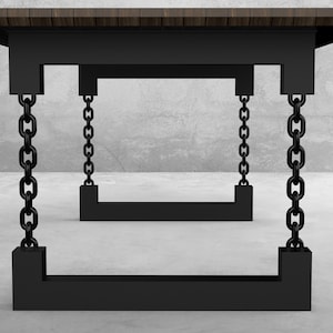 Square U Chain Link Table Legs - Etsy