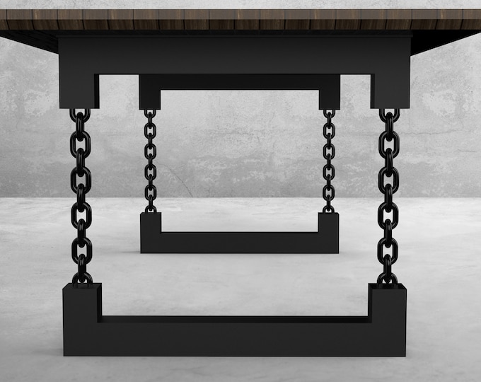 Square U Chain Link Table Legs - Etsy