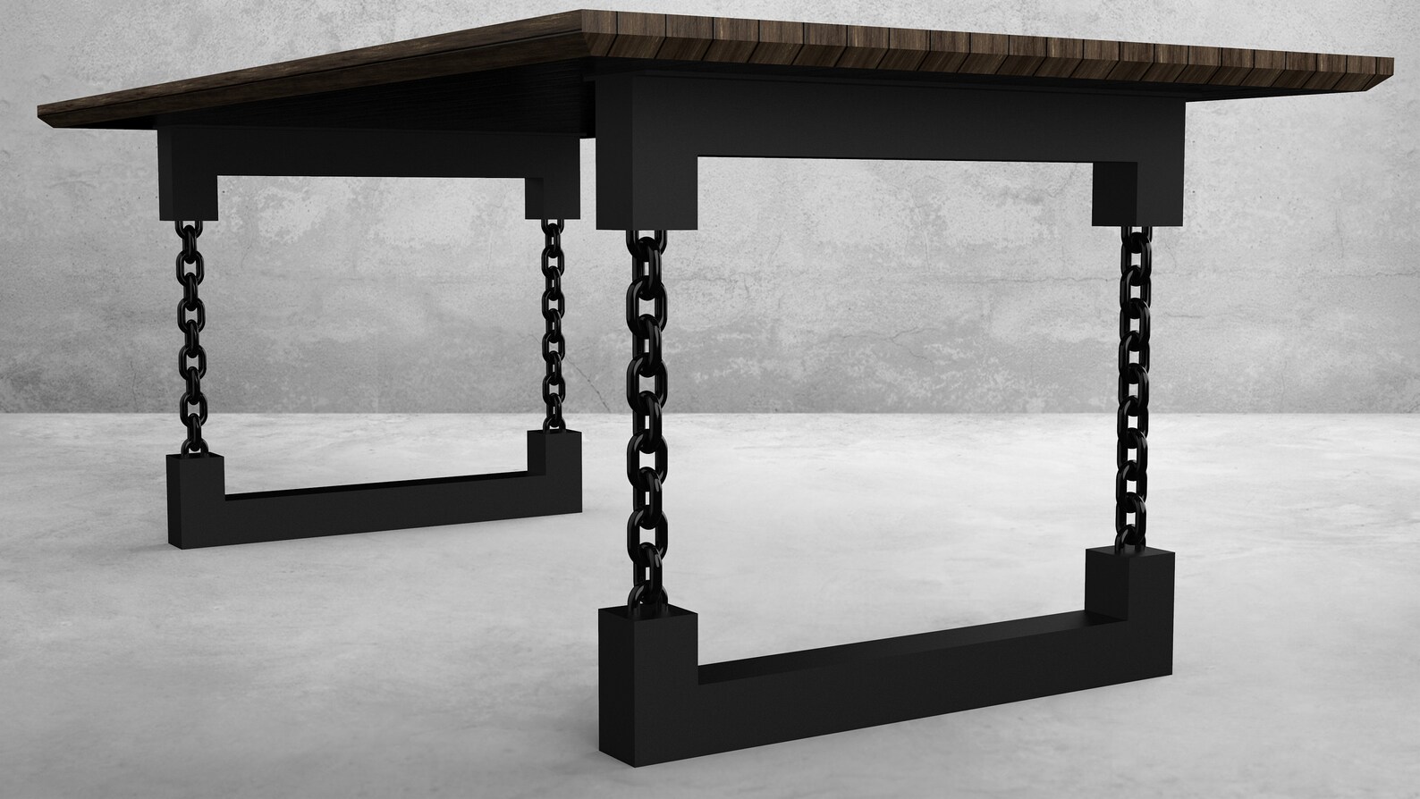 Square U Chain Link Table Legs - Etsy