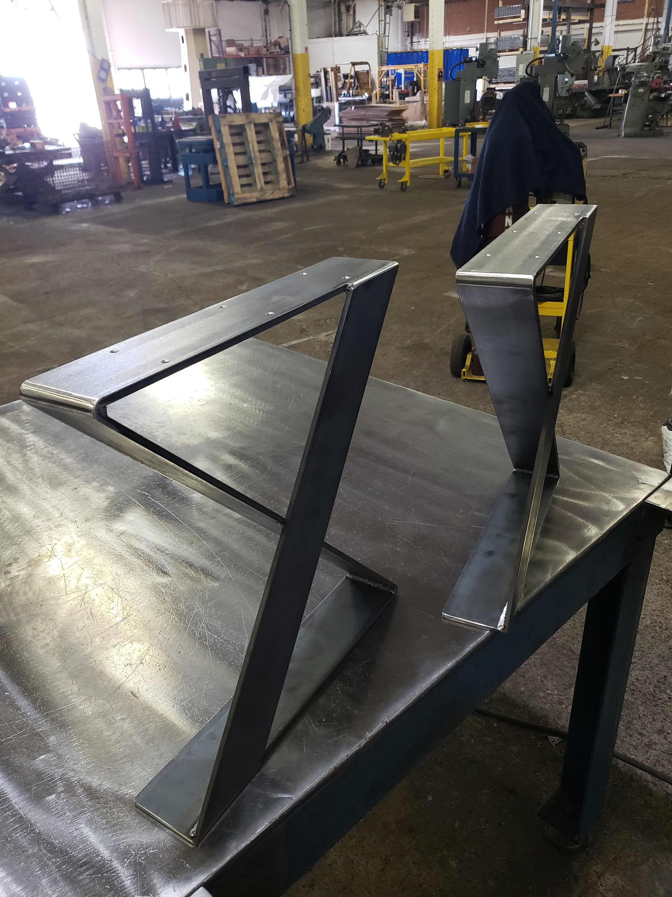 3 X 1/4 Steel Flat Stock X or Z Frame Table Legs | Etsy