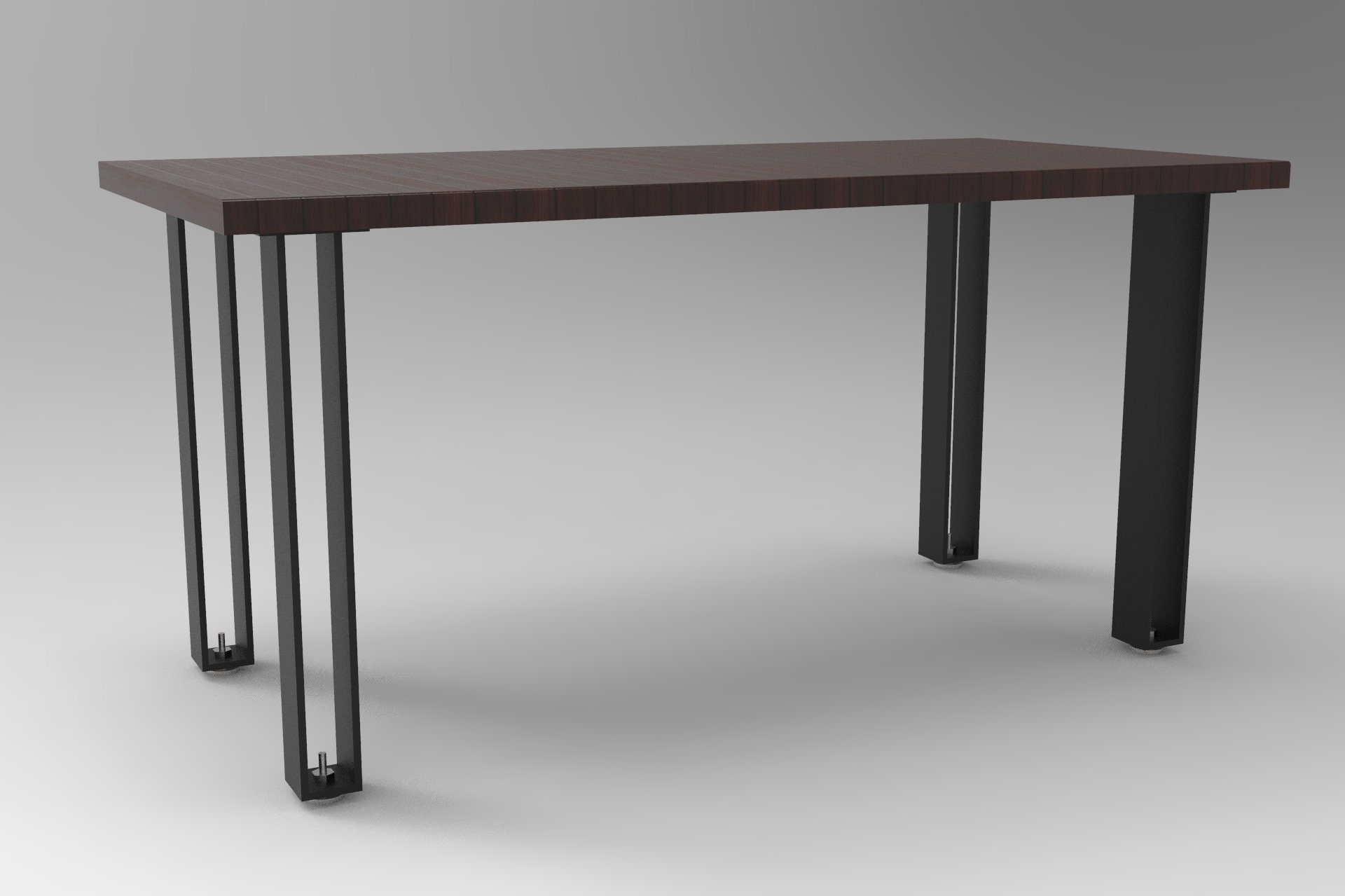 Modern Style Steel Flat Bar Table Legs - Etsy