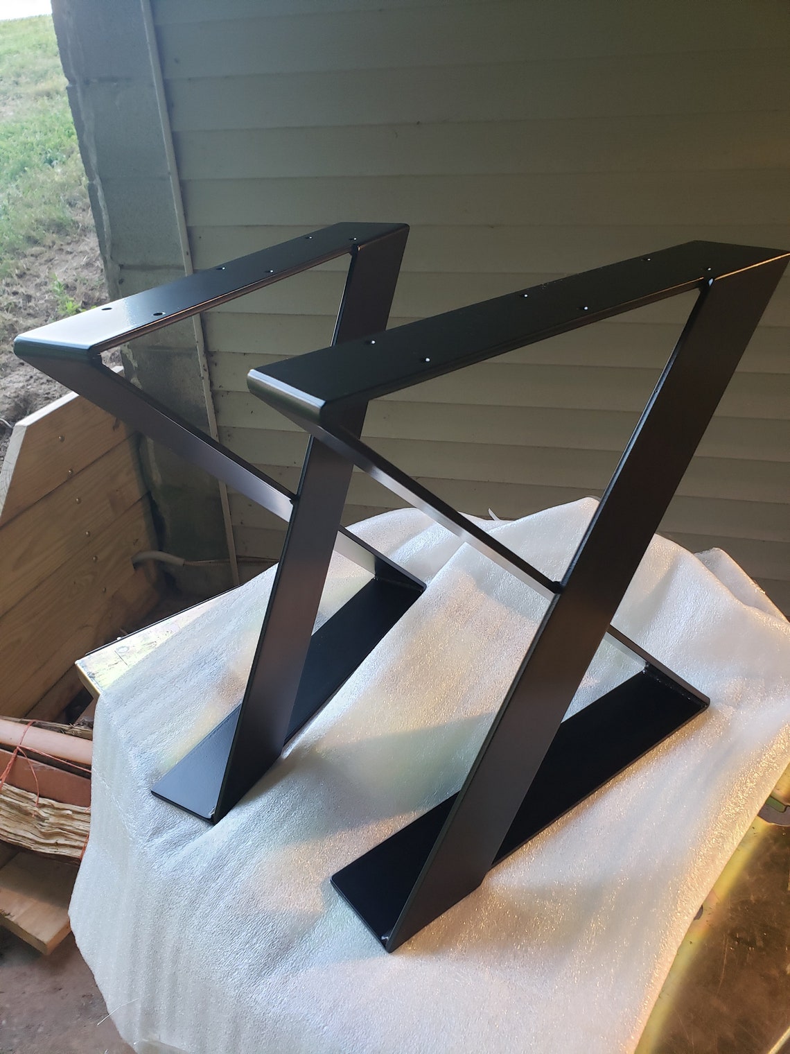 3 X 1/4 Steel Flat Stock X or Z Frame Table Legs | Etsy