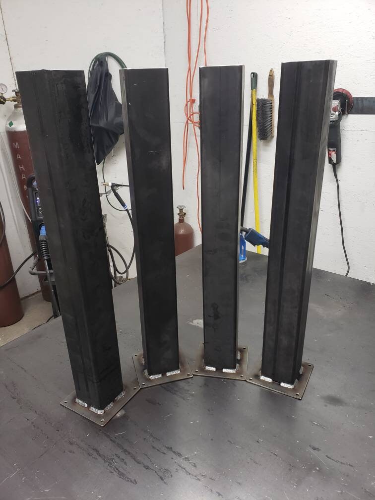 Industrial Adjustable Table Legs — Hamlin Welding & Fabricating