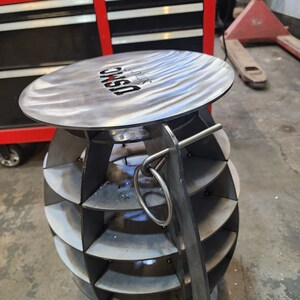 Customizable Metal Grenade Stool or End Table - Etsy