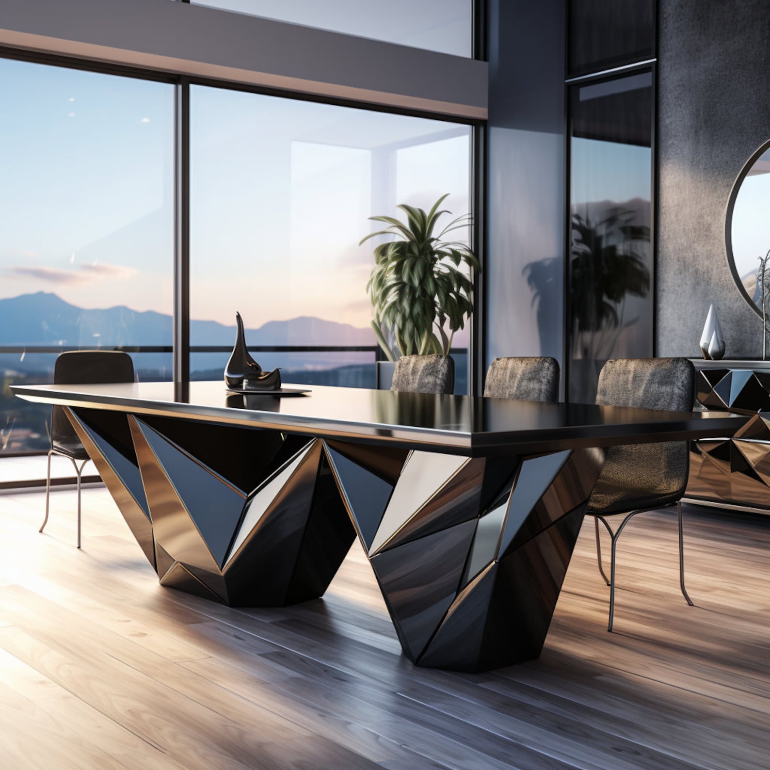 Geometric Low Poly Table Bases - Etsy