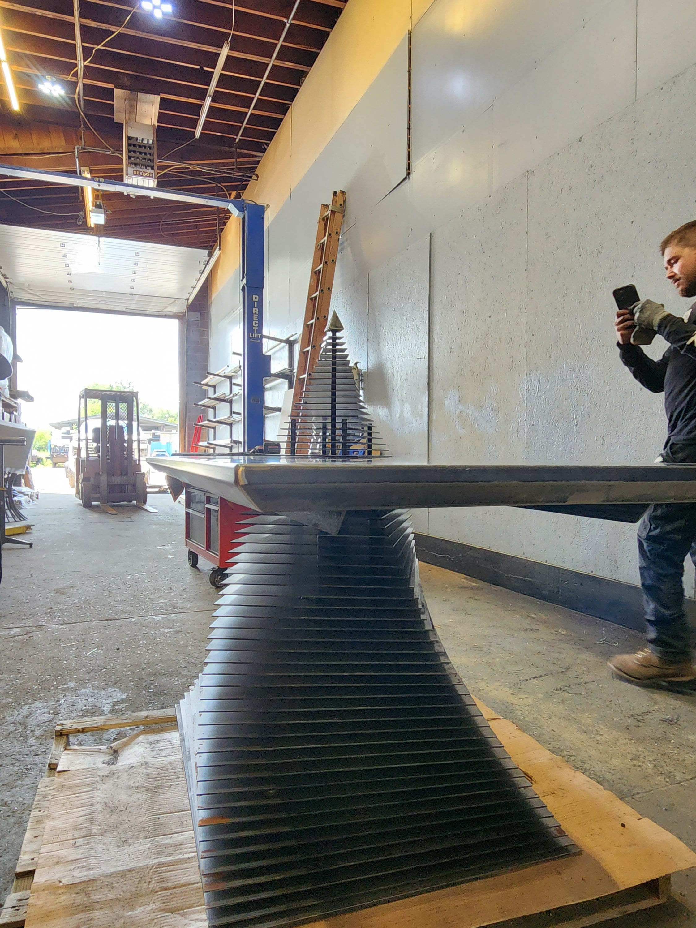 Double Beveled Edge Steel Table Tops Any Size Upon Request - Etsy