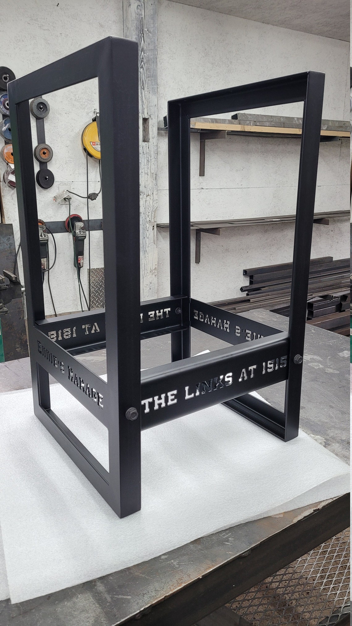 Custom Bar or Kitchen Stools With Laser Cut, Personalized Lettering or ...