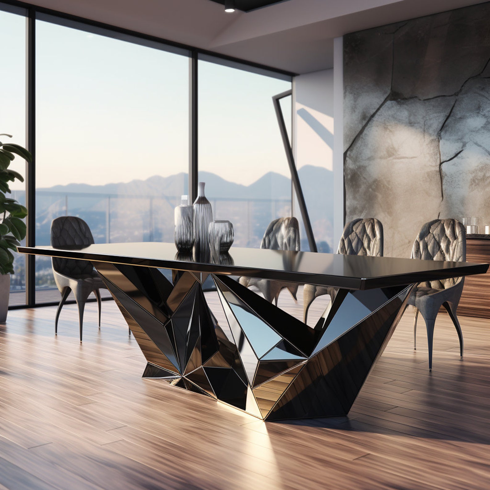 Geometric Low Poly Table Bases - Etsy