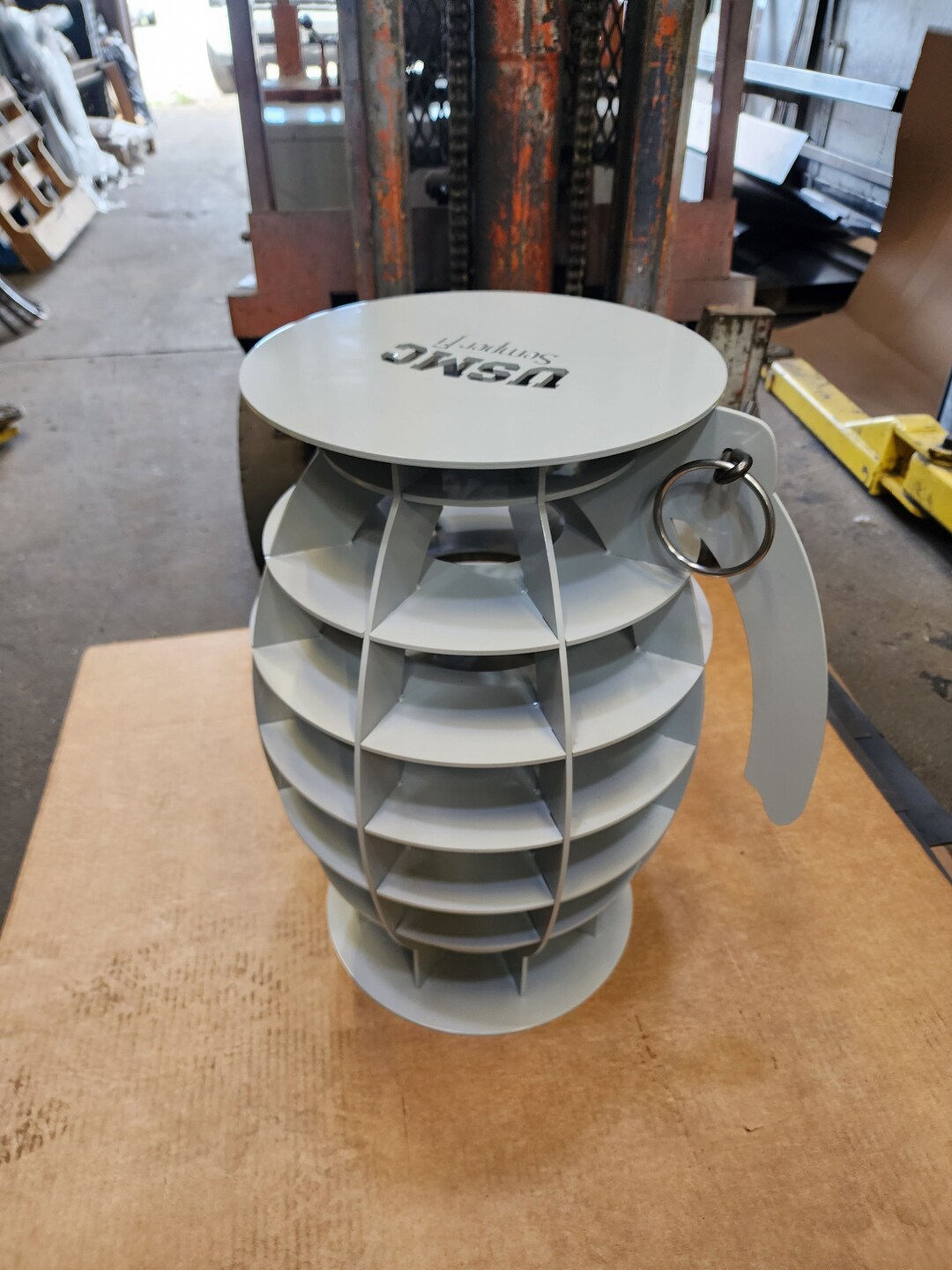 Customizable Metal Grenade Stool or End Table - Etsy