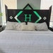 King Size Monogram Steel Bedframe and Headboard - Etsy
