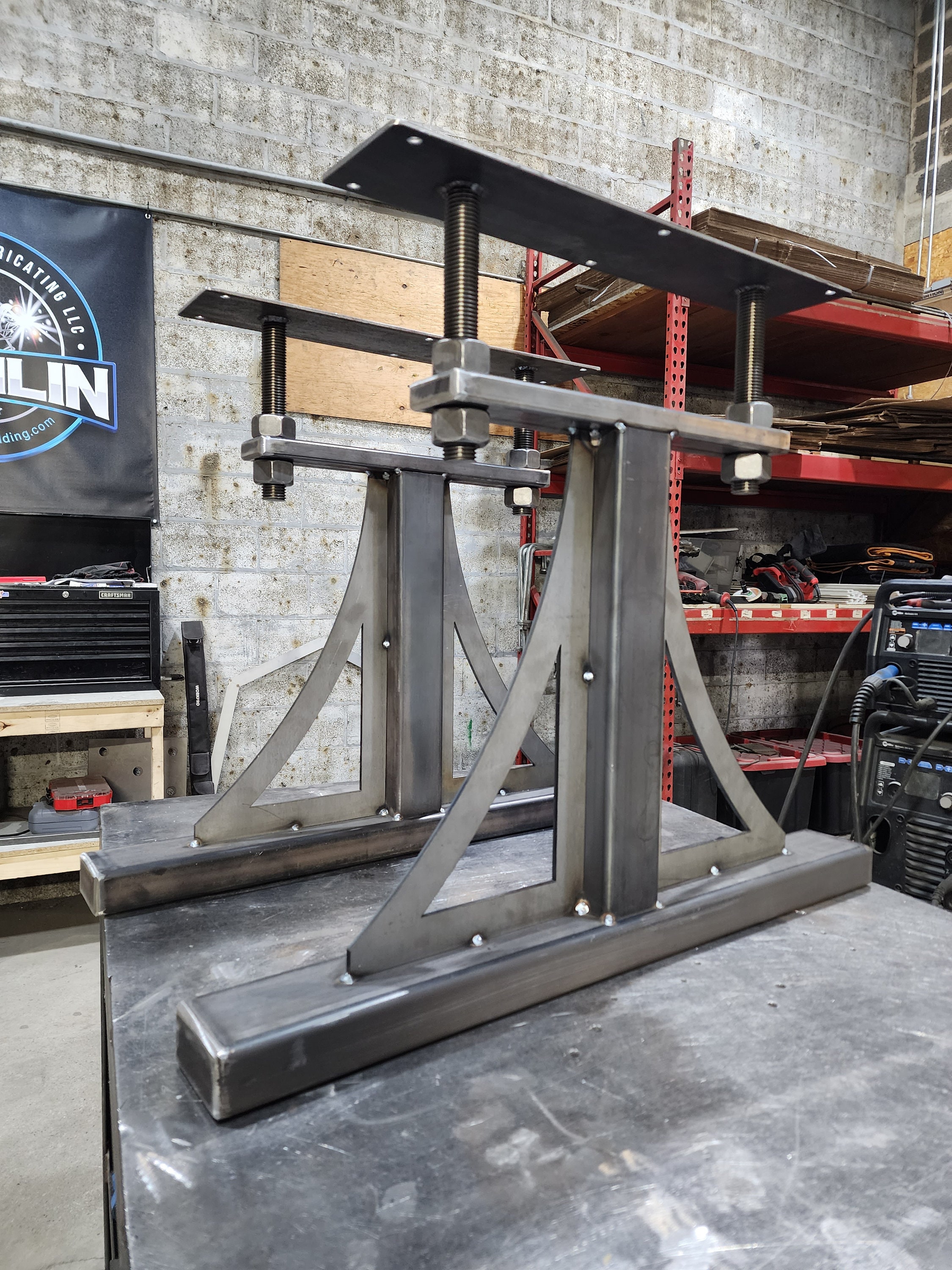 Industrial Adjustable Table Legs - Etsy