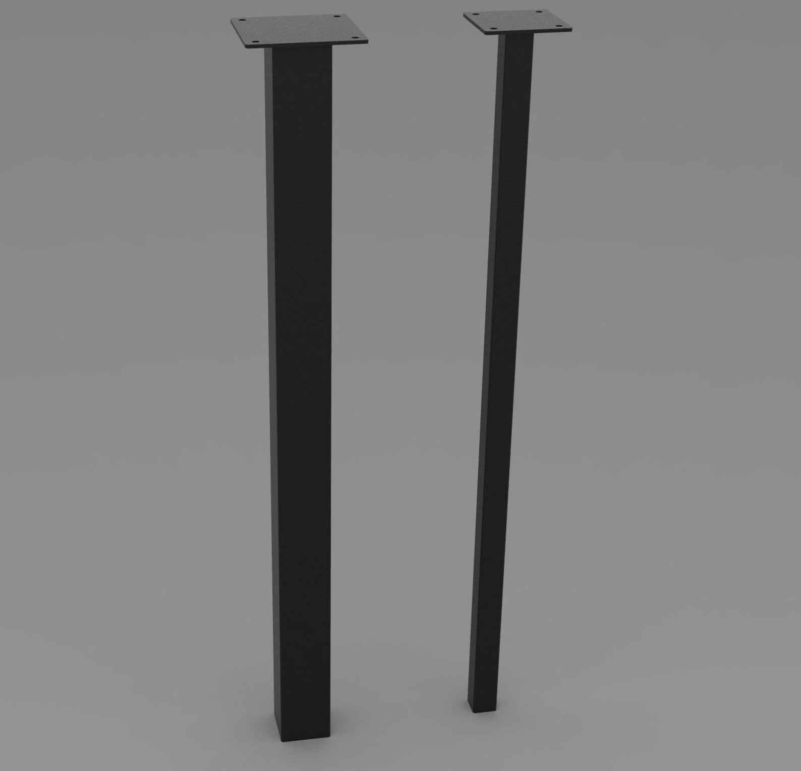 Straight Steel Tubing Tables Legs With Leveling Feet! - Made to Order ...