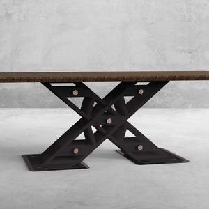 X-frame Modern Industrial Style Table Base (counter Height or Dining ...