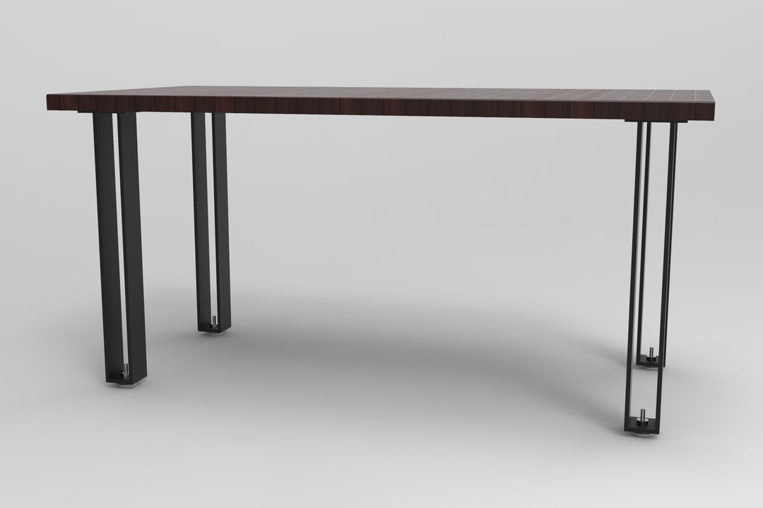 Modern Style Steel Flat Bar Table Legs - Etsy