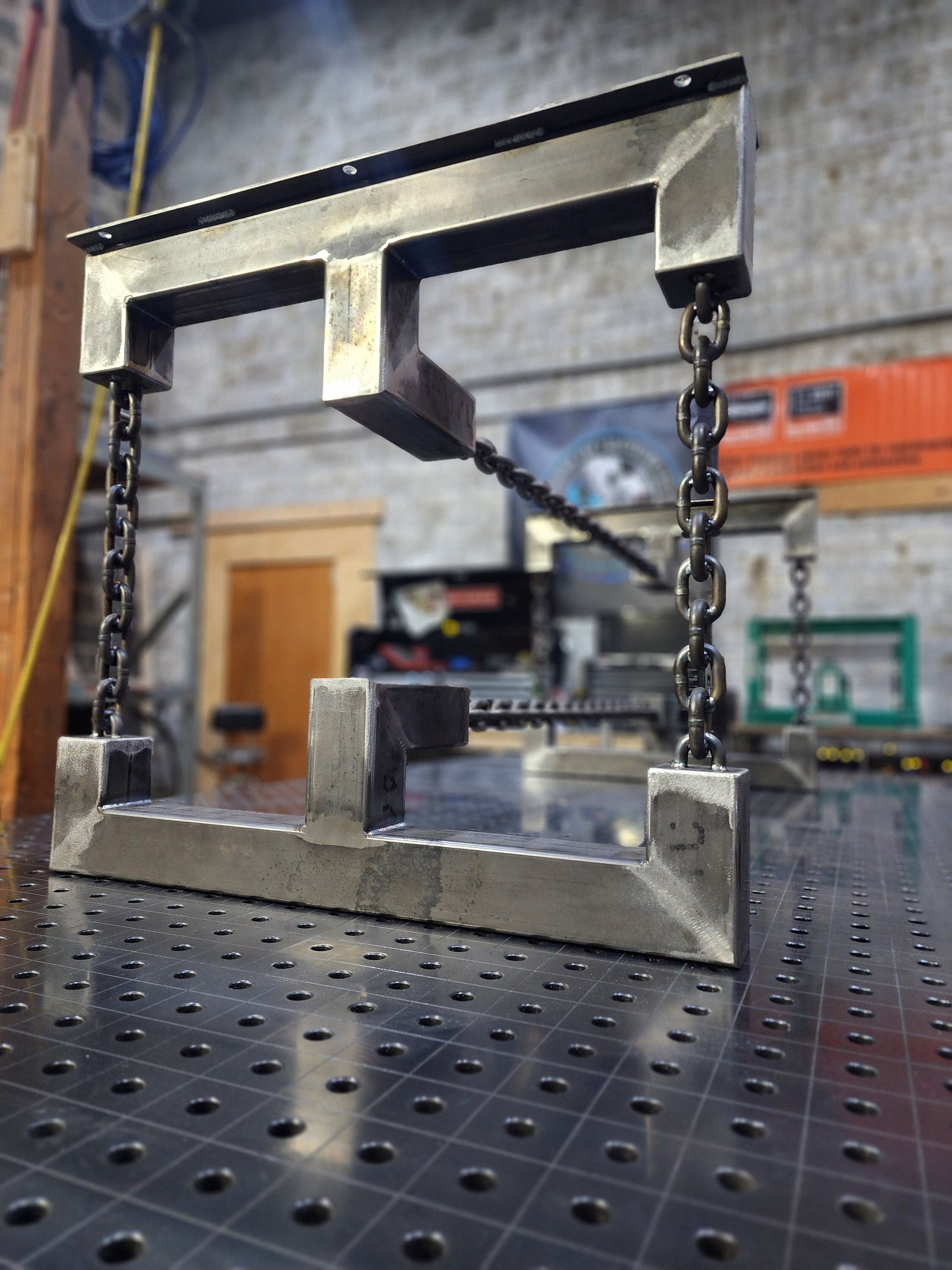 Chain Link Double 90 Table Base - Etsy