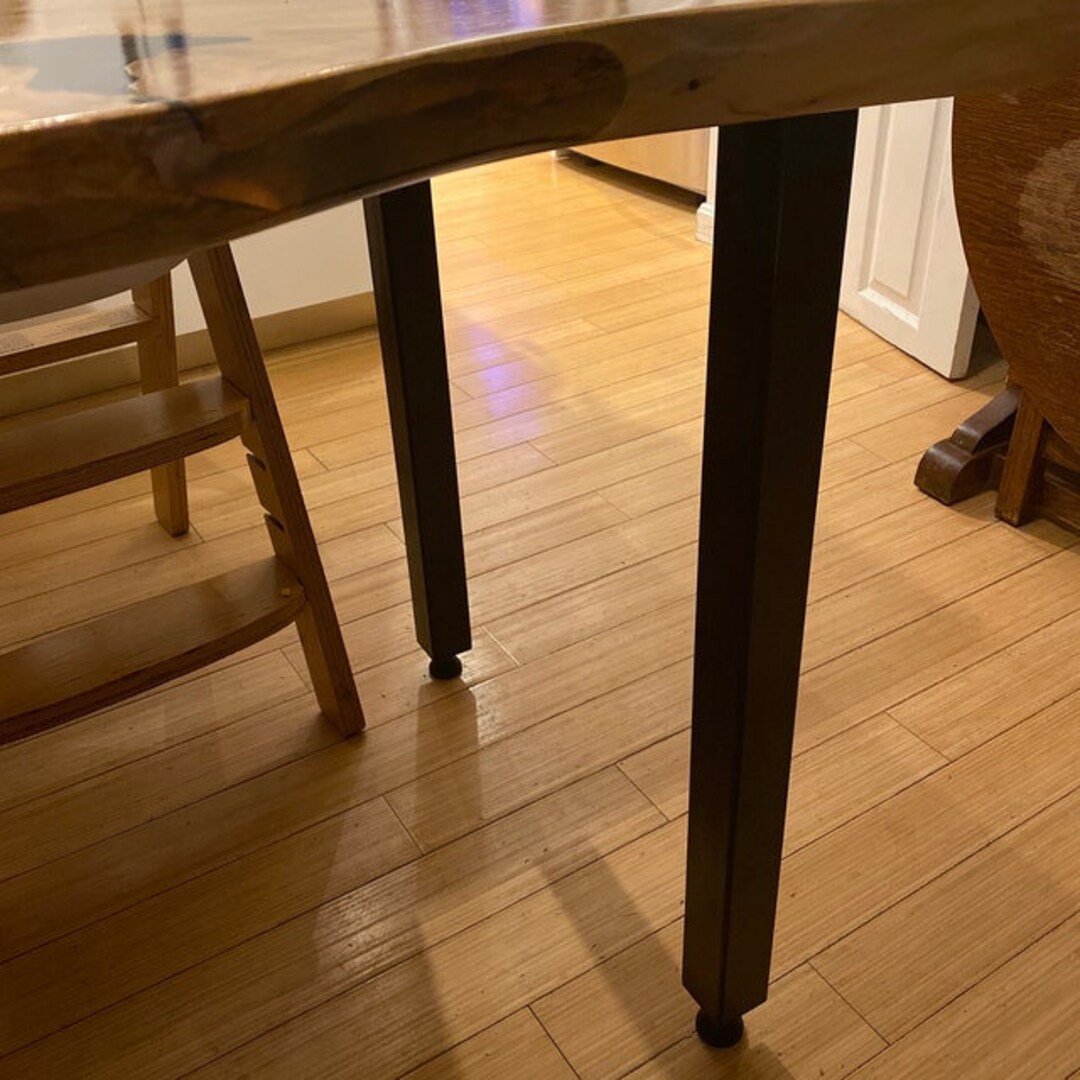 Straight Steel Tubing Tables Legs With Leveling Feet! - Made to Order ...