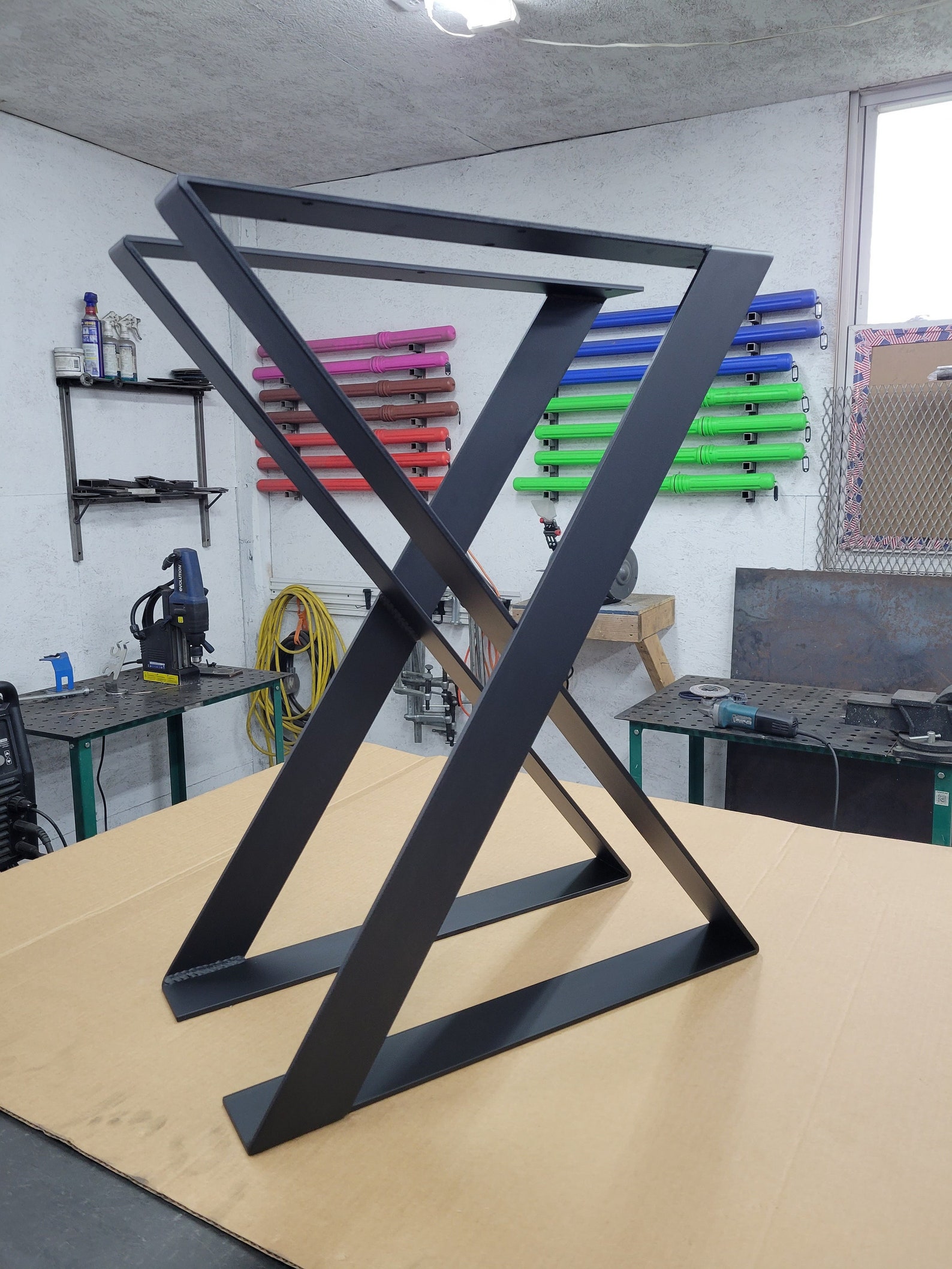 3 X 1/4 Steel Flat Stock X or Z Frame Table Legs - Etsy