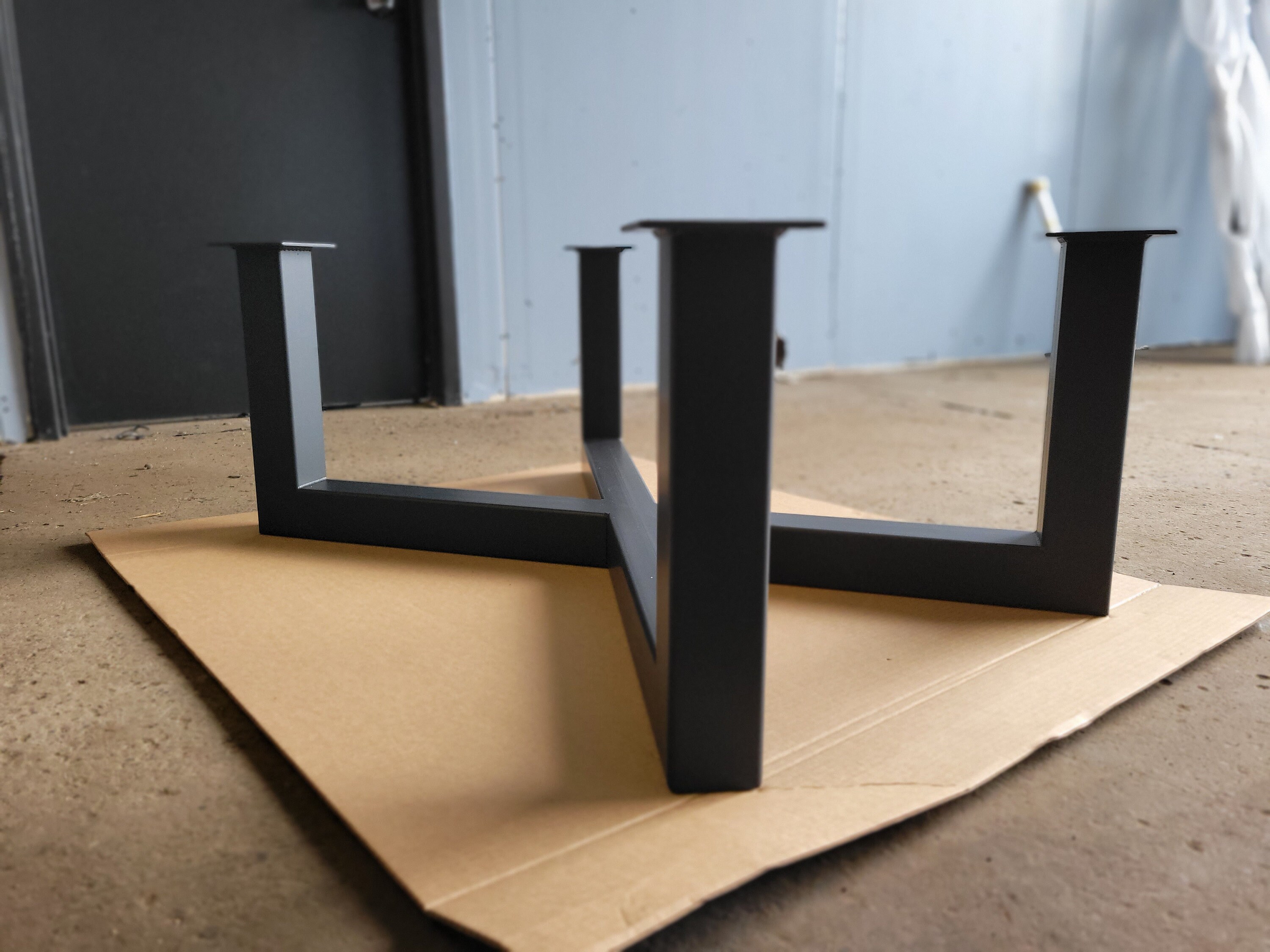 Cross X Pedestal Base - 3"x3" Steel Tubing - Etsy