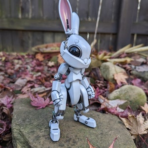 Harold the Rabbit Robot - 3D Printable Action Figure Model Kit (files ...