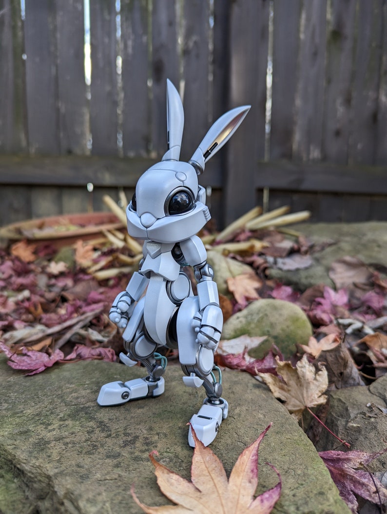 Harold the Rabbit Robot 3D Printable Action Figure Model Kit - Etsy