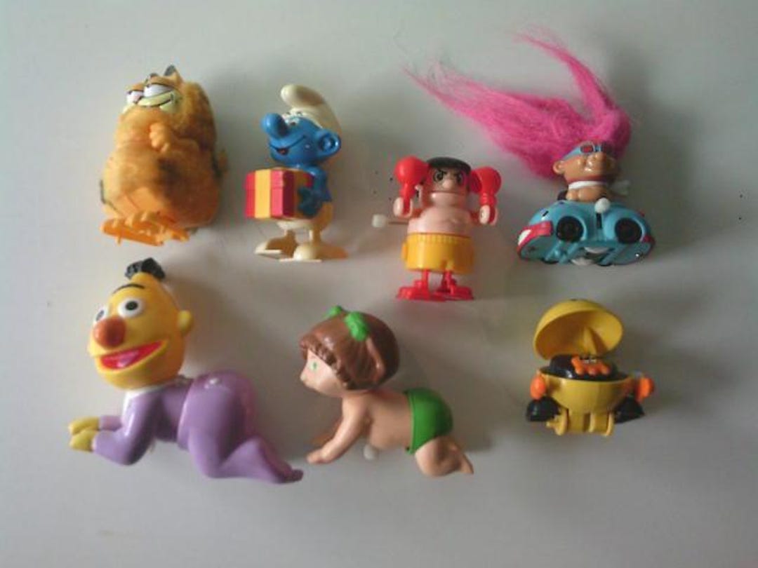 7 Small Wind-up Toys 1980's-90's - Etsy